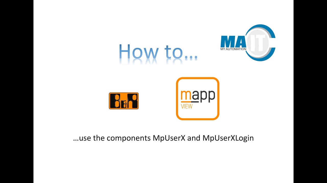 How To Use B R Mapp View Components Mpuserx And Mpuserxlogin Youtube