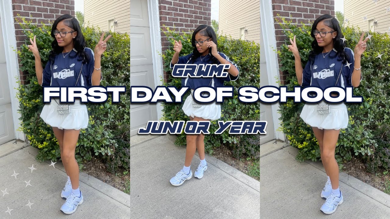 Grwm First Day Of School Junior Year Mini Vlog Youtube