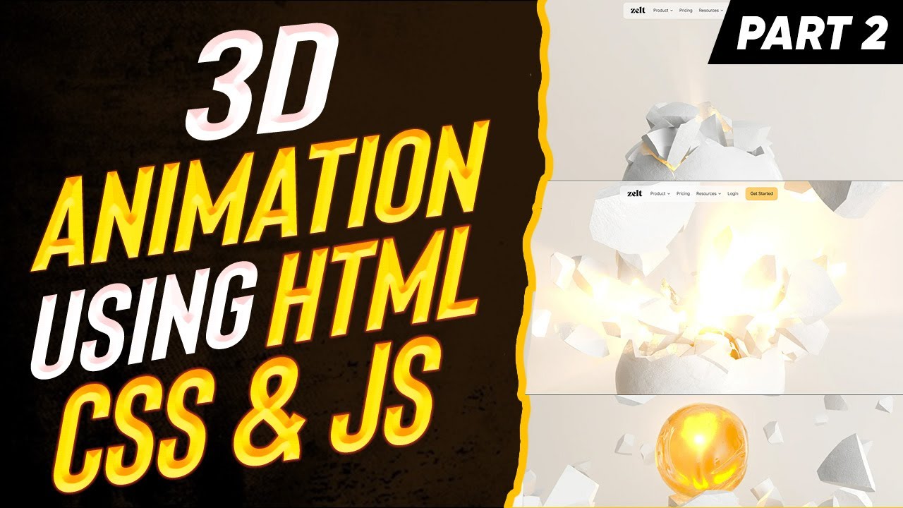 Create 3d Animations Using Html Css Js Scrolling Animation Using