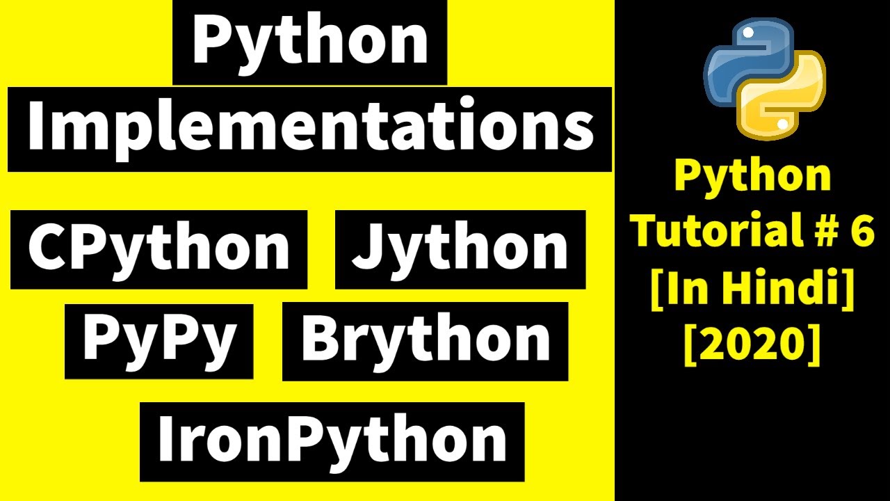 6 Python Implementations Cpython Jython Pypy Ironpython