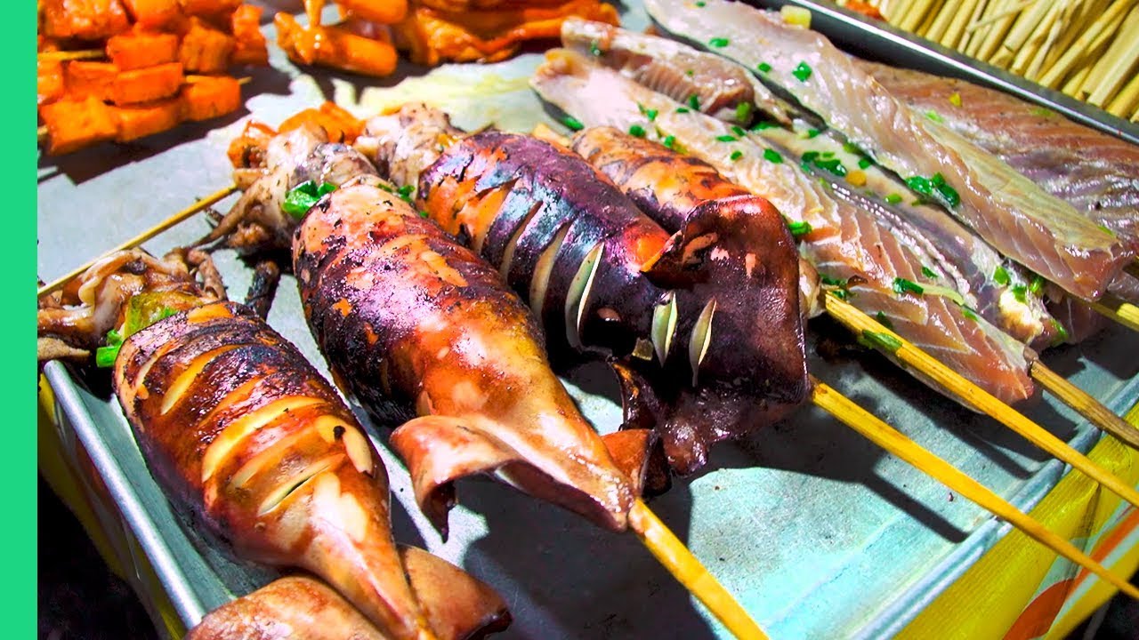 Filipino Street Food At Roxas Night Market In Davao Cheapeast Street
