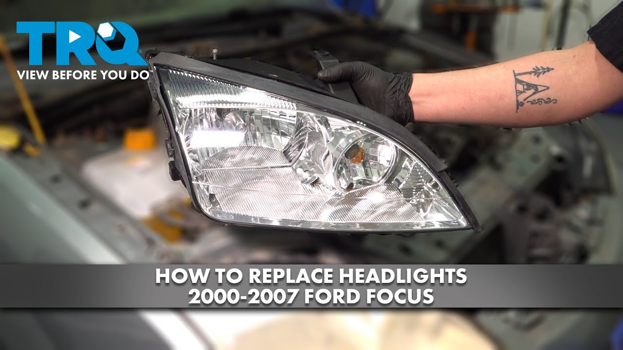 How To Replace Headlights 2000 2007 Ford Focus Youtube