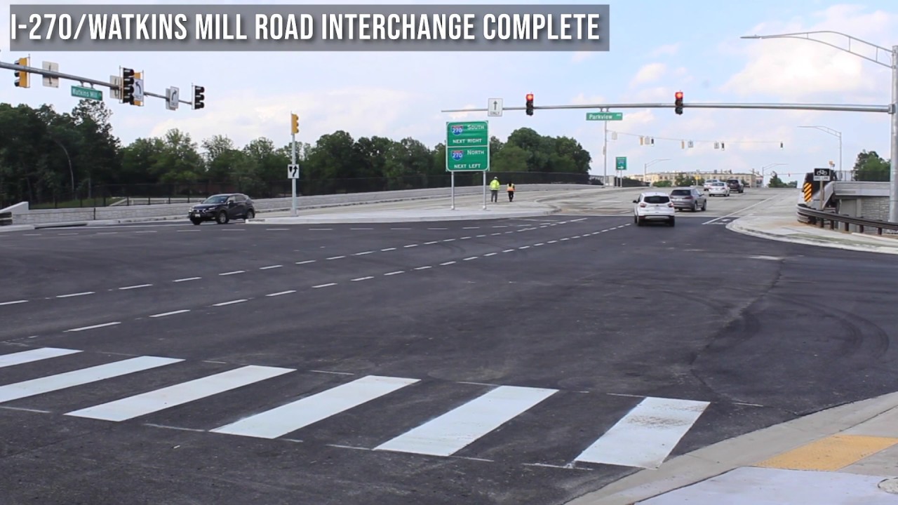 Opening Day I 270 Watkins Mill Road Interchange Youtube