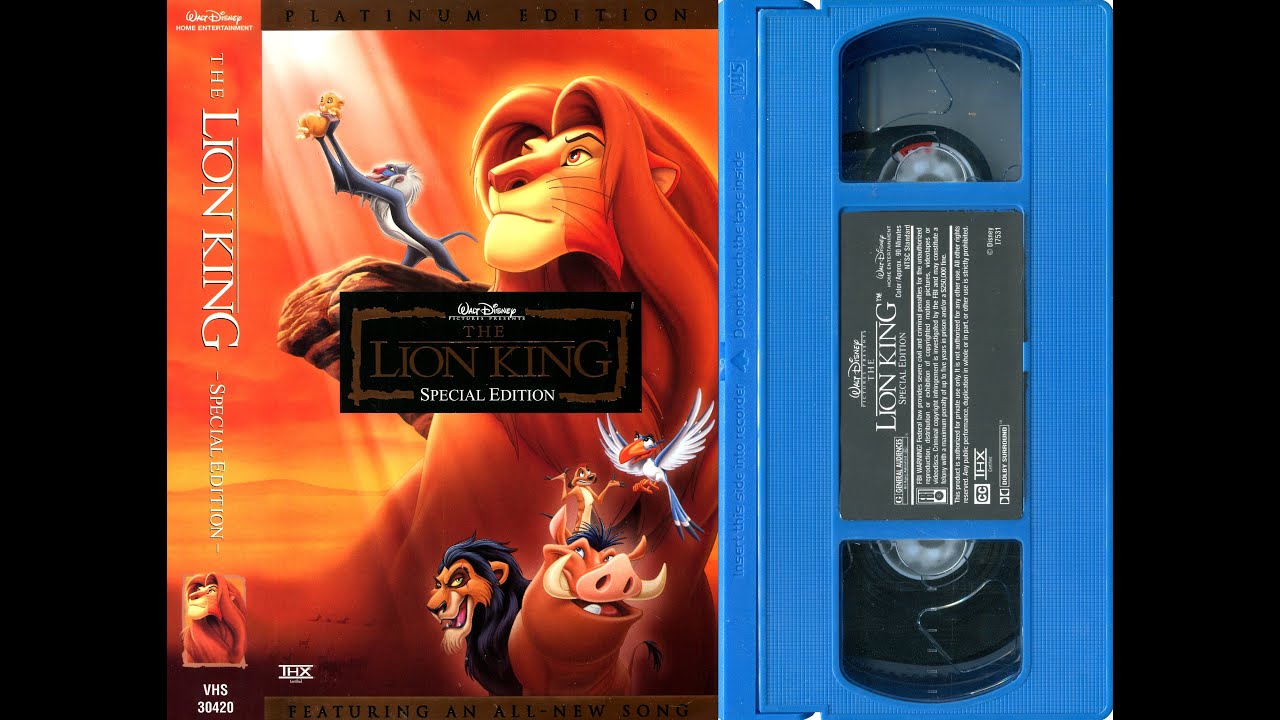 The Lion King Special Edition Dvd Opening Infoupdate Org