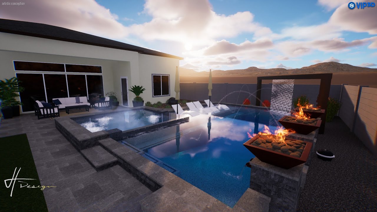 Demoro Design Concept Thunderbird Pools Spas Youtube