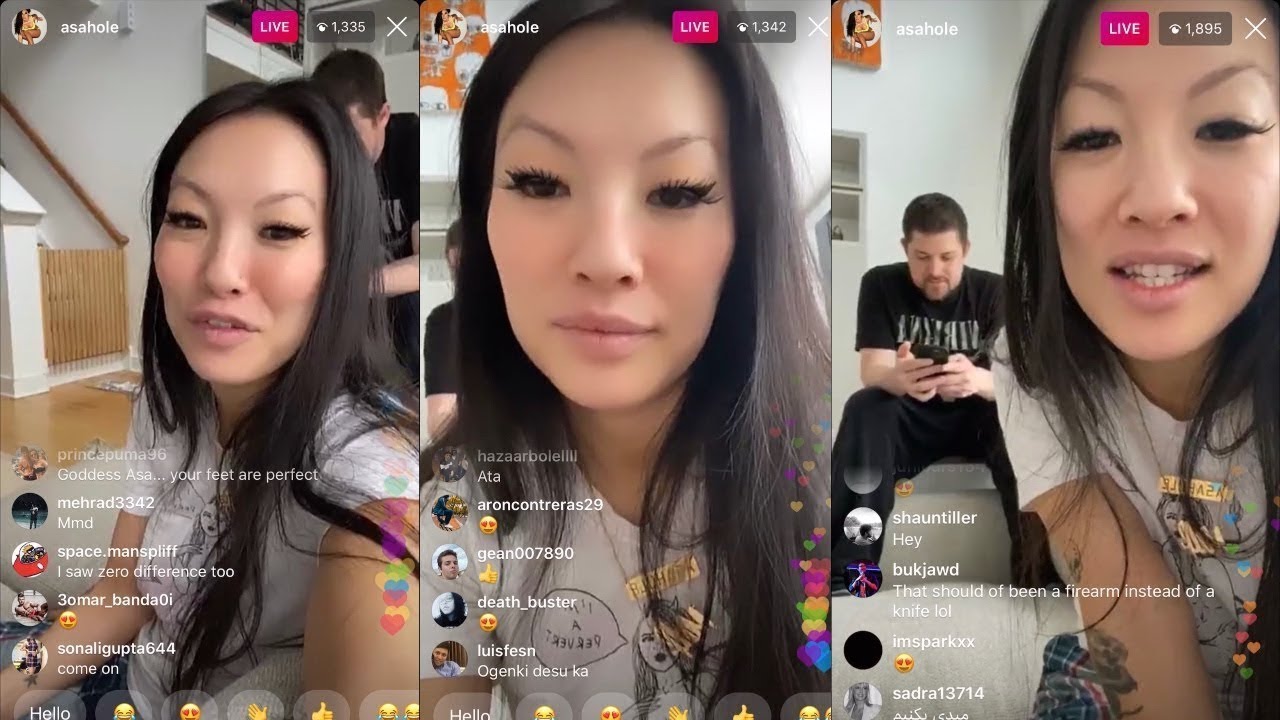 Asa Akira Instagram Live March 25th 2020 Youtube