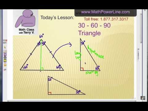 Steps To Solve Special 30 60 90 Triangle Lesson 1 Special Right