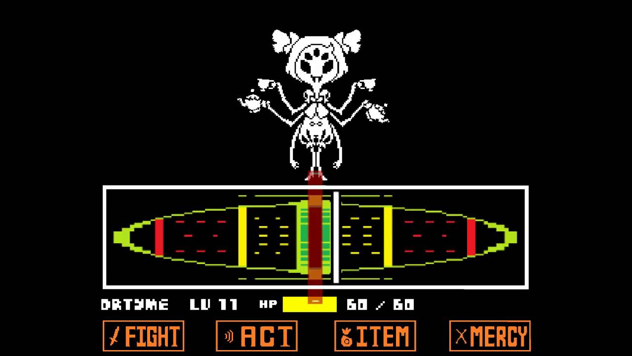 Undertale Muffet Boss Fight Neutral Youtube