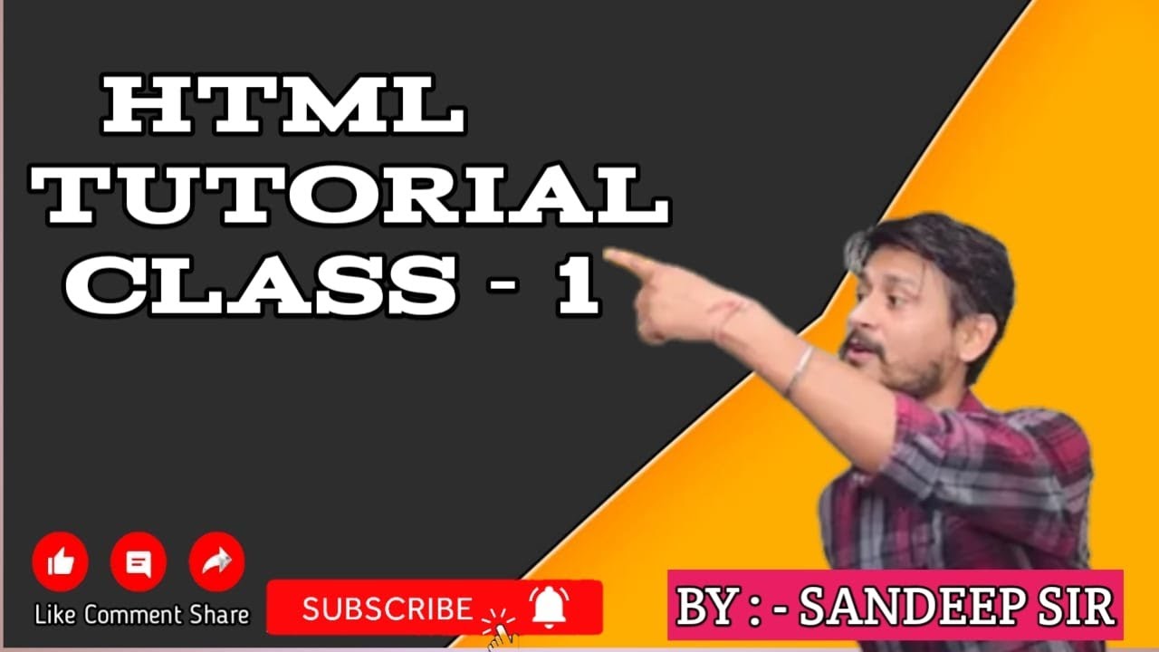 Complete Html Tutorial Class 1 Youtube