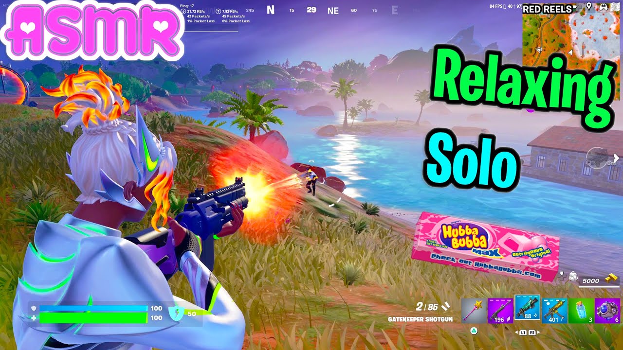 Asmr Gaming рџќђ Fortnite Solo Relaxing Gum Chewing Controller Sounds
