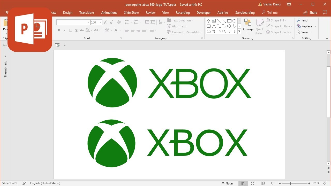 How To Create Xbox 360 Logo In Microsoft Powerpoint Tutorial Youtube