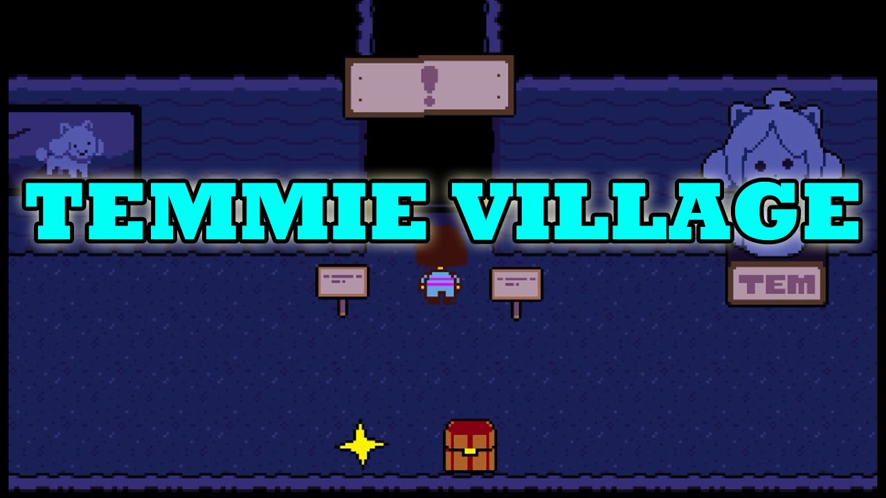 Undertale Tutorial Cómo Ir A Pueblo Temmie Temmie Village Youtube