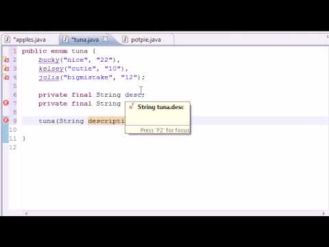Java Programming Tutorial 44 Enumeration Youtube