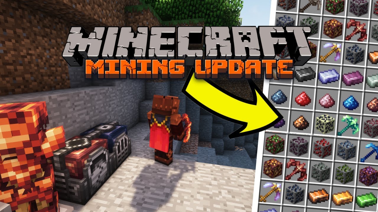 The Mining Update For Minecraft 1 20 Youtube