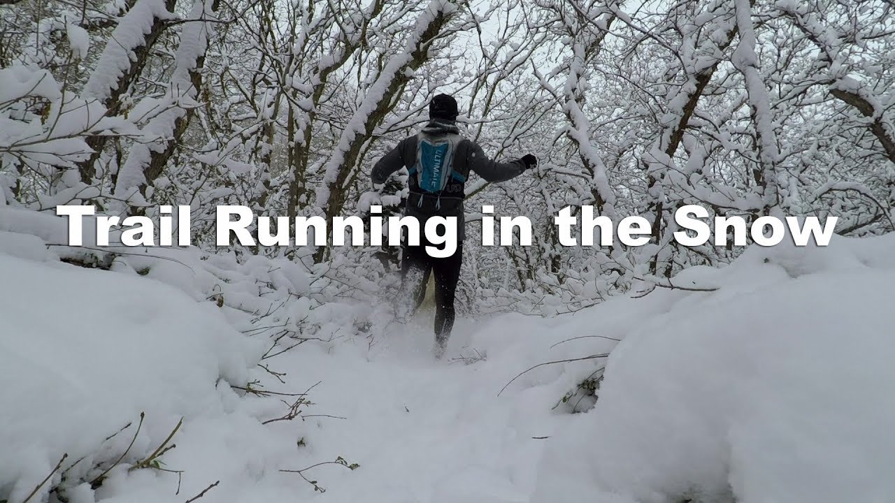 Trail Running In The Snow Youtube