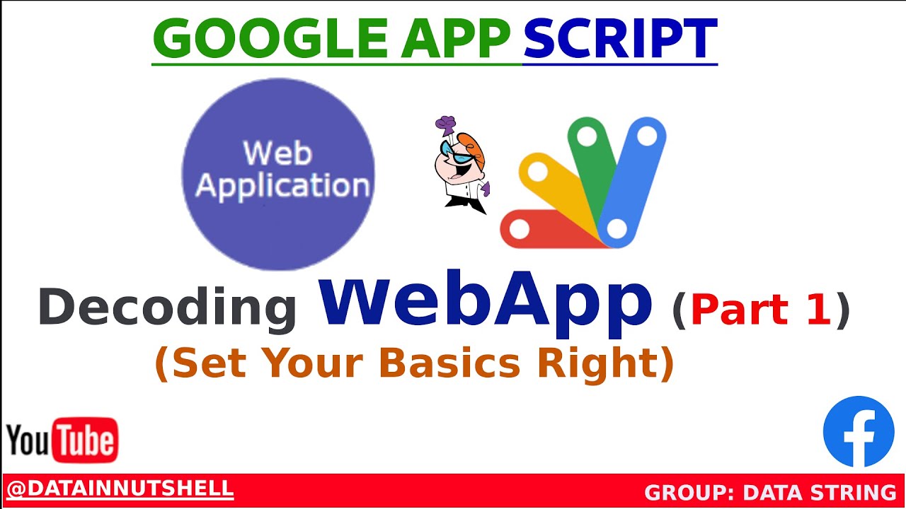Master Web App Development Google App Script Basic Tutorial