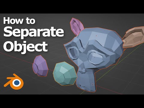 Blender Separate Objects Tutorial