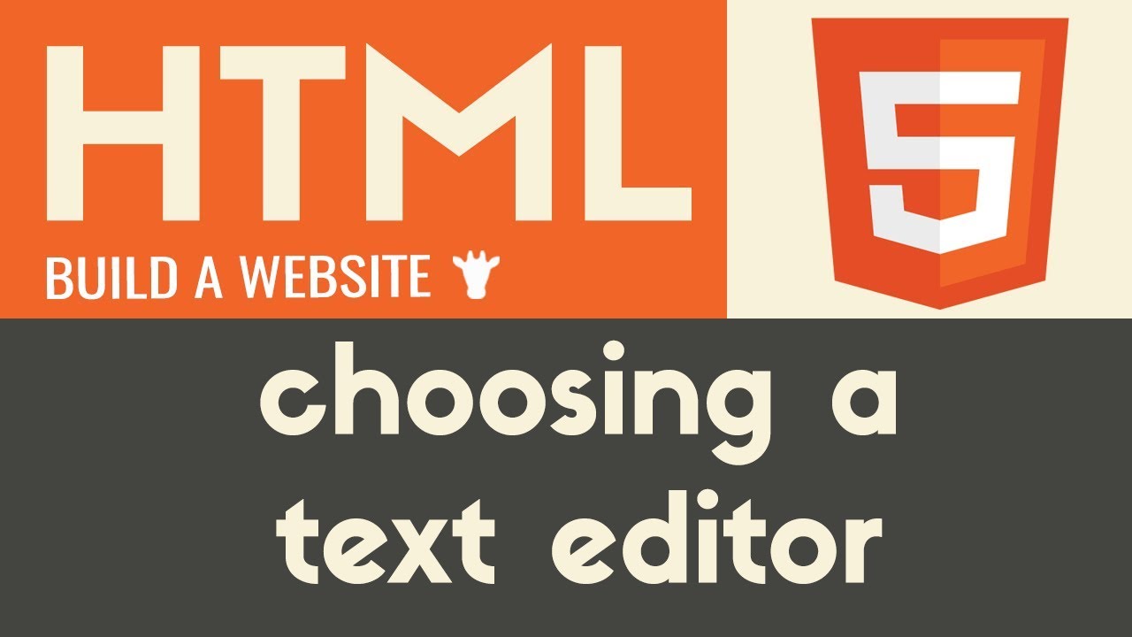 Choosing A Text Editor Html Tutorial 2 Youtube