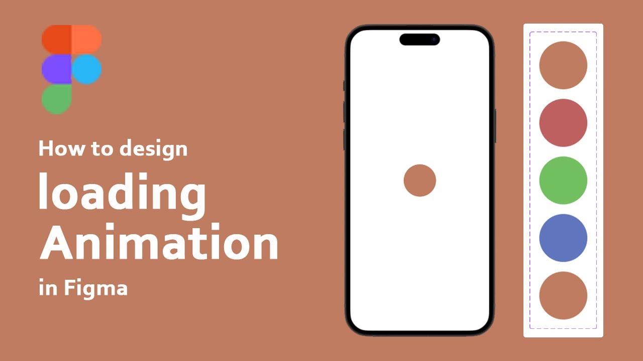 How To Design Loading Animation In Figma Figma Tutorial Youtube