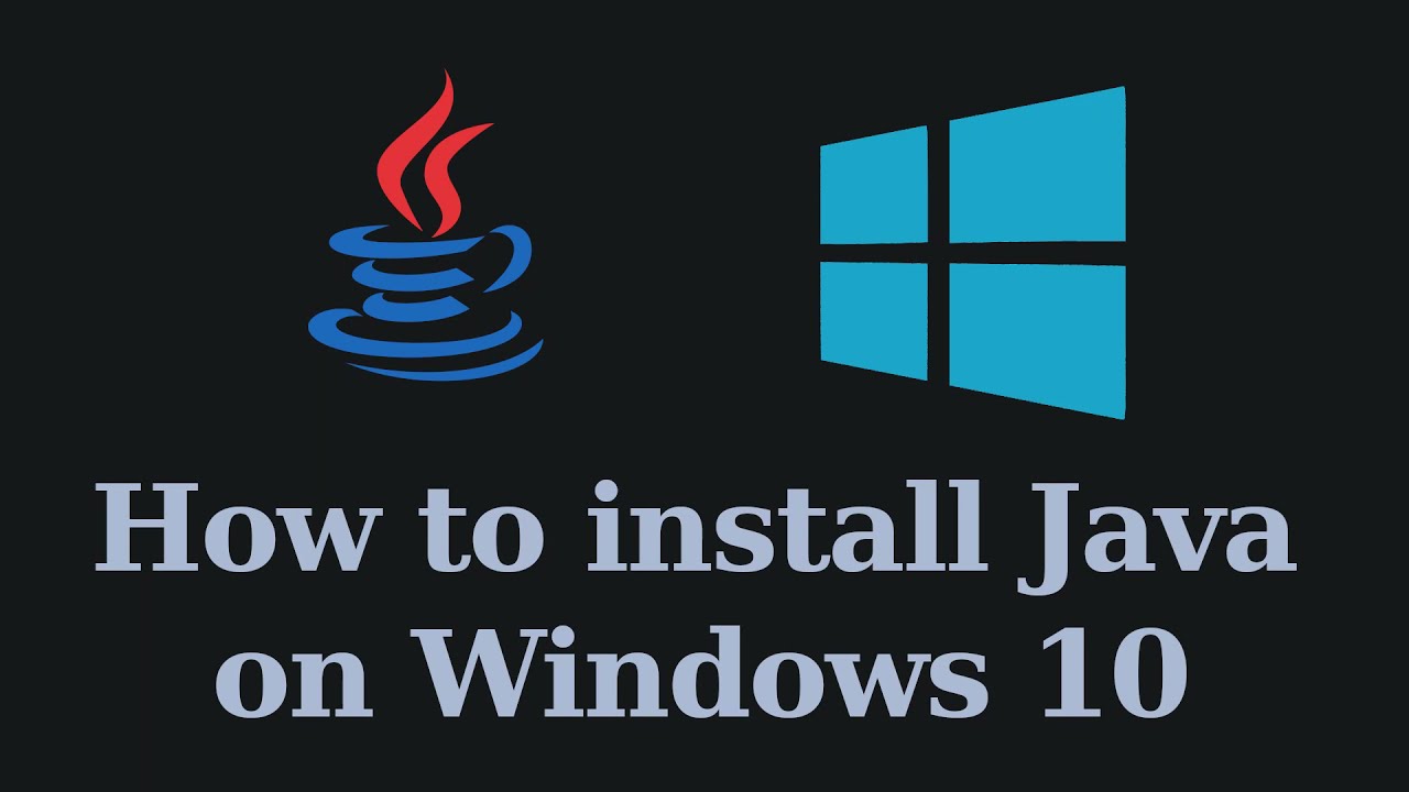 Installing Java On Windows Youtube