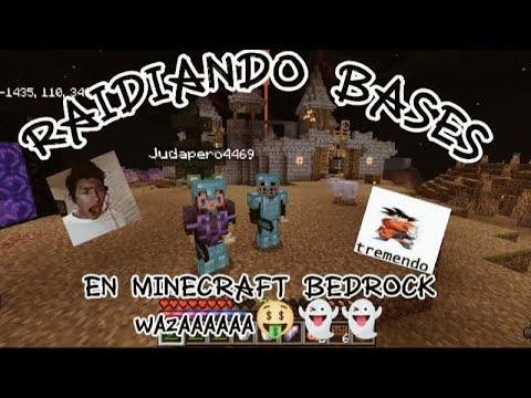 Raidiando Base En Minecraft Bedrock Wazaaa рџ рџ рџ Youtube