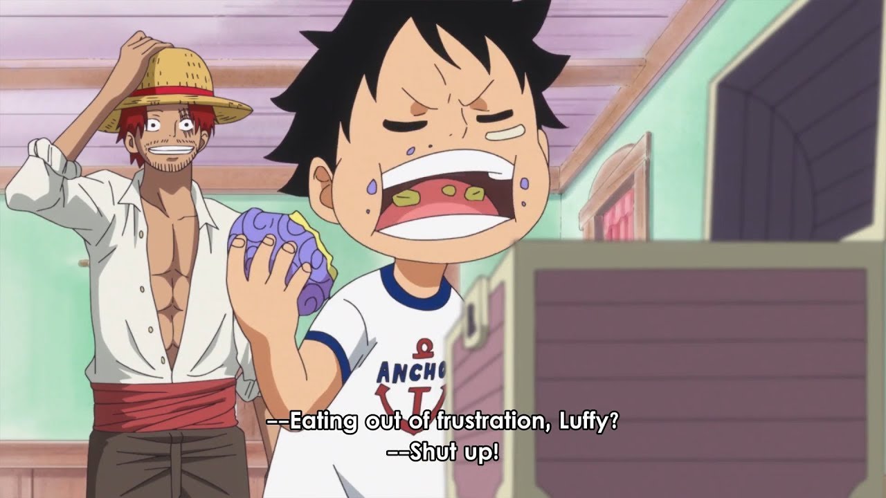 Luffy Eats Gomu Gomu Devil Fruit One Piece Youtube