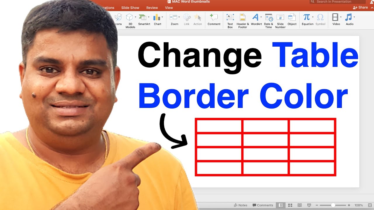 How To Change Table Borders In Powerpoint Table Infoupdate Org