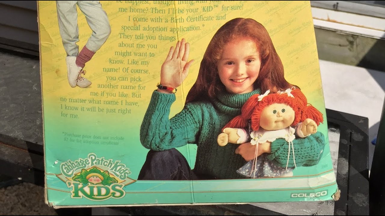 Flea Market Finds 1987 Coleco Cabbage Patch Kids Doll Unboxing Youtube