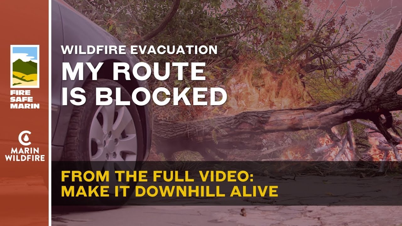 Wildfire Evacuation My Route Is Blocked Youtube