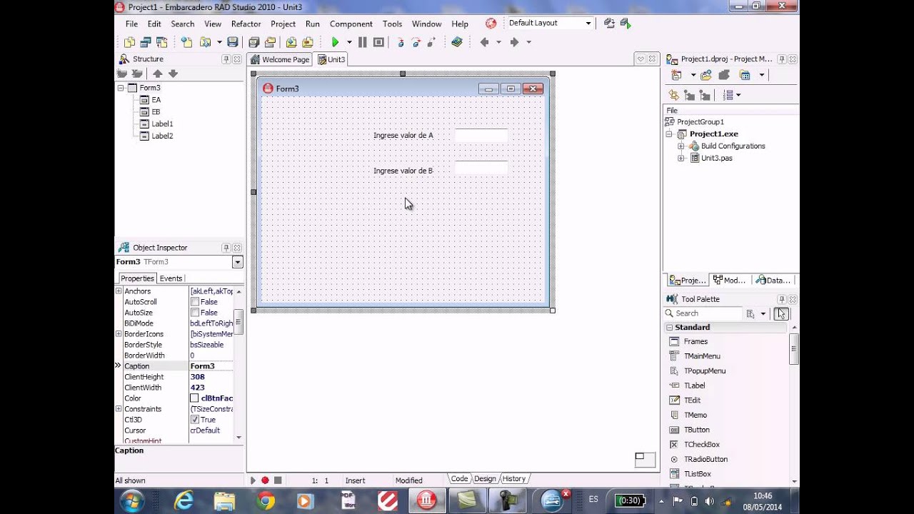 Delphi 2010 Ejercicio De Programacion Como Intercambiar El Valor De 2
