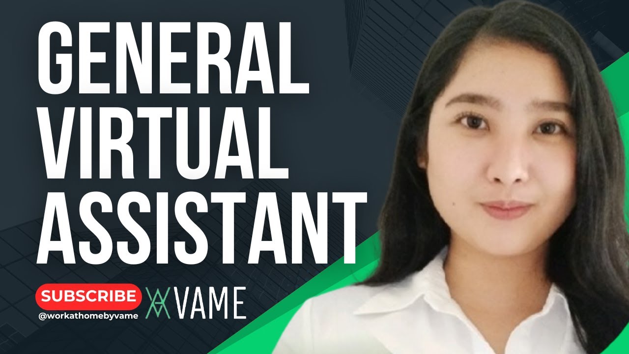 How To Become A General Virtual Assistant Vame Philippines Youtube