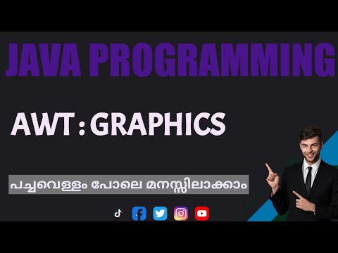 Awt Graphics Java Programming Malayalam Tutorial Youtube