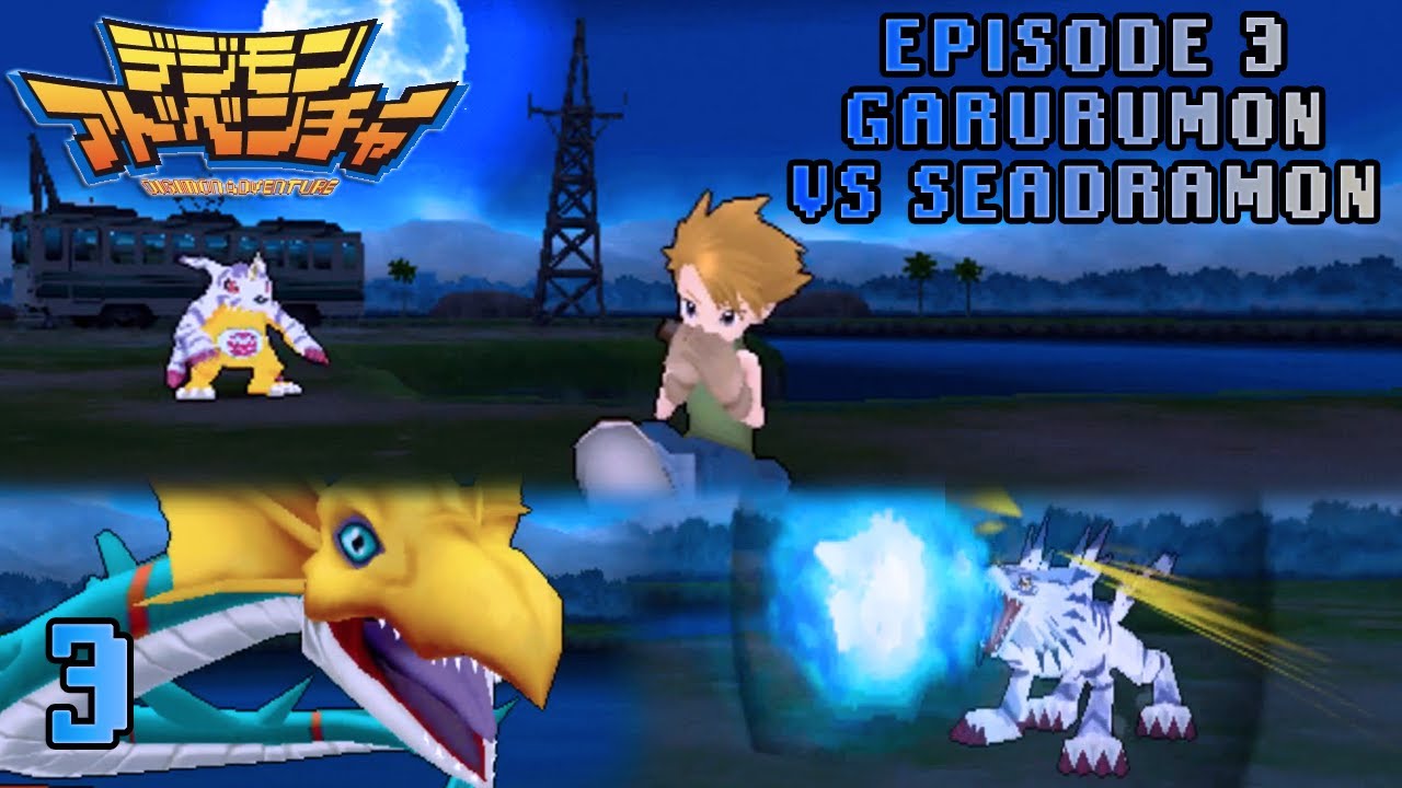 Digimon Adventure Psp Walkthrough Episode 3 Garurumon Vs Seadramon