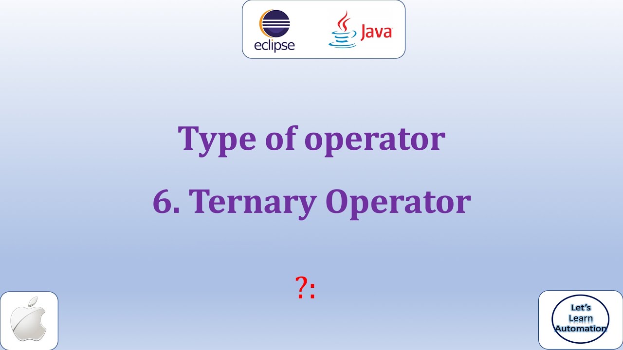 14 Ternary Operator Youtube