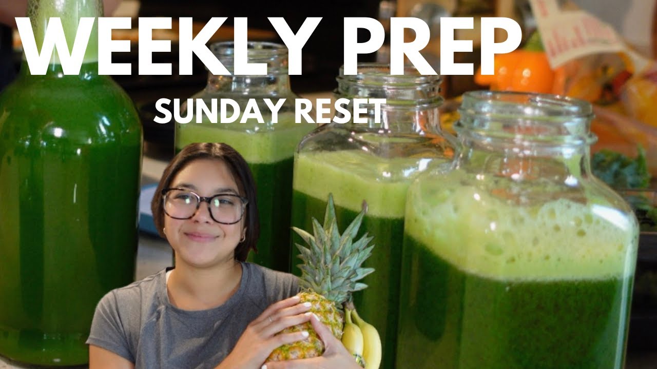 Sunday Reset Prep For The Week Ahead Recipes Youtube