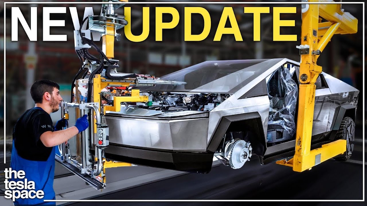 Major New Tesla Cybertruck Production Update Youtube