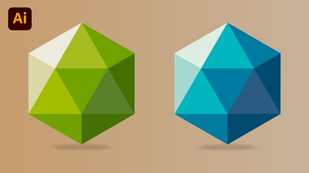 How To Create A Hexagon Logo Design Illustrator Logo Design Tutorial