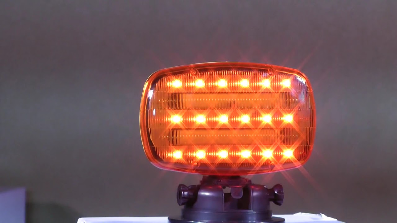 Led Strobe Light Battery Powered With Adjustable Locking Magnetic