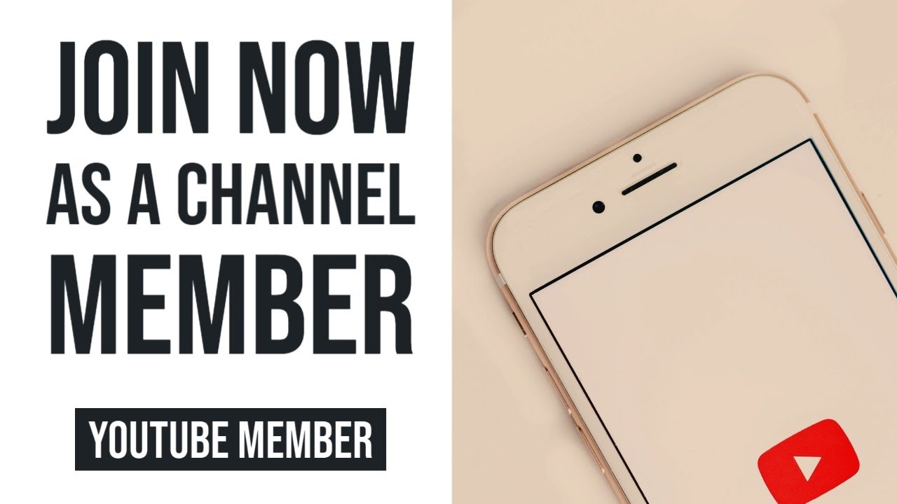 Join My Youtube Channel As A Member Youtube Membership Youtube