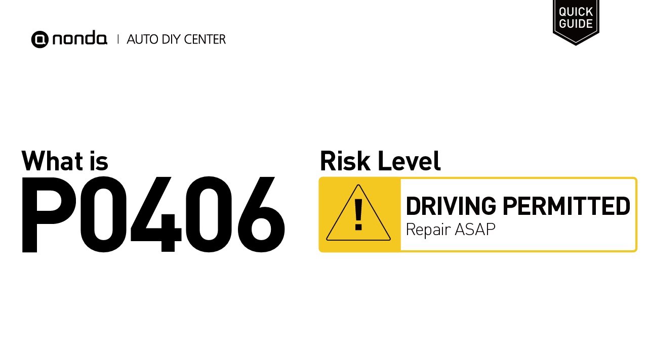 What Is P0406 Engine Code Quick Guide Youtube