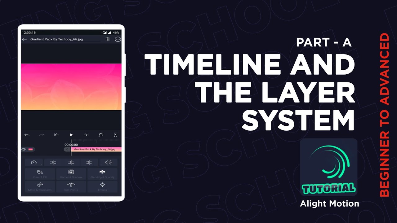 Learn Timeline The Layer System Of Alight Motion Beginner To