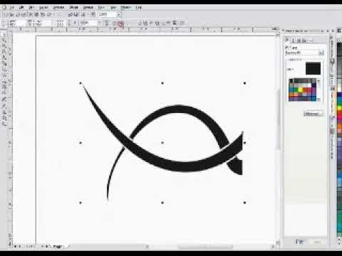 Corel Draw Tutorial Tribal Drawing Part 1 Youtube 360p Youtube