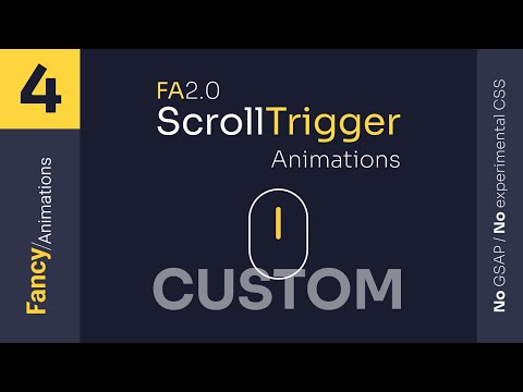 Custom Scrolltrigger Animations Fancy Animations
