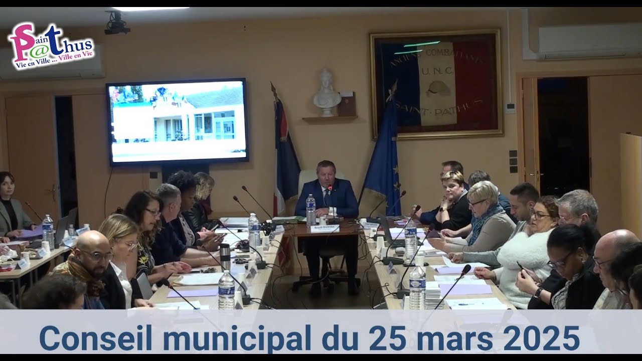 Conseil Municipal Du 25 Mars 2025 Youtube