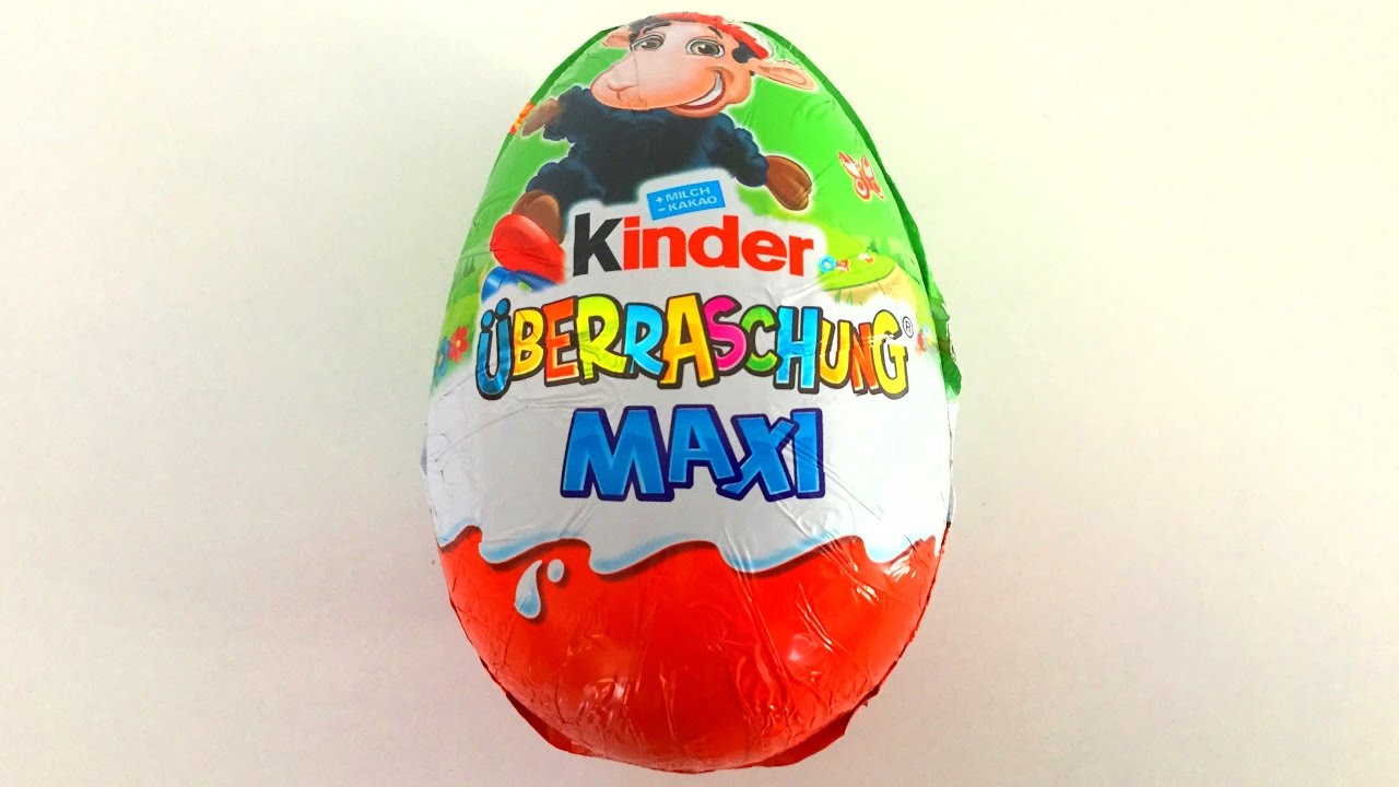 Kinder Maxi Surprise Egg Youtube