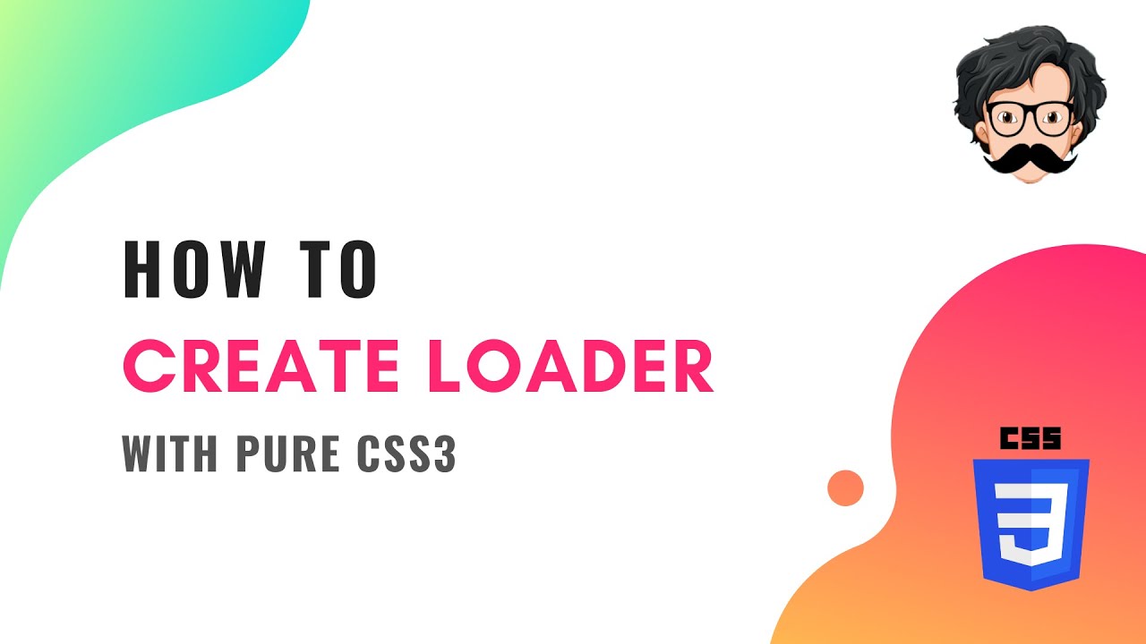 How To Create Pure Css Loader Youtube
