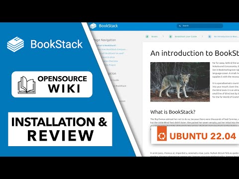 Das Beste Opensource Wiki Bookstack Review Ubuntu Installation