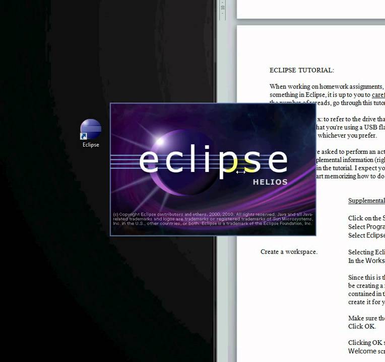 Eclipse Tutorial Part I Installing Eclipse Youtube