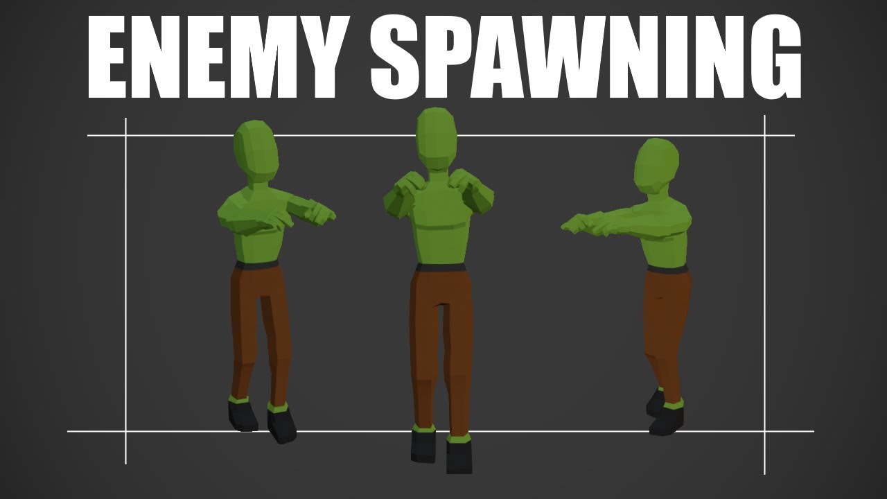 Enemy Spawning Fps Game With Unity Blender Youtube