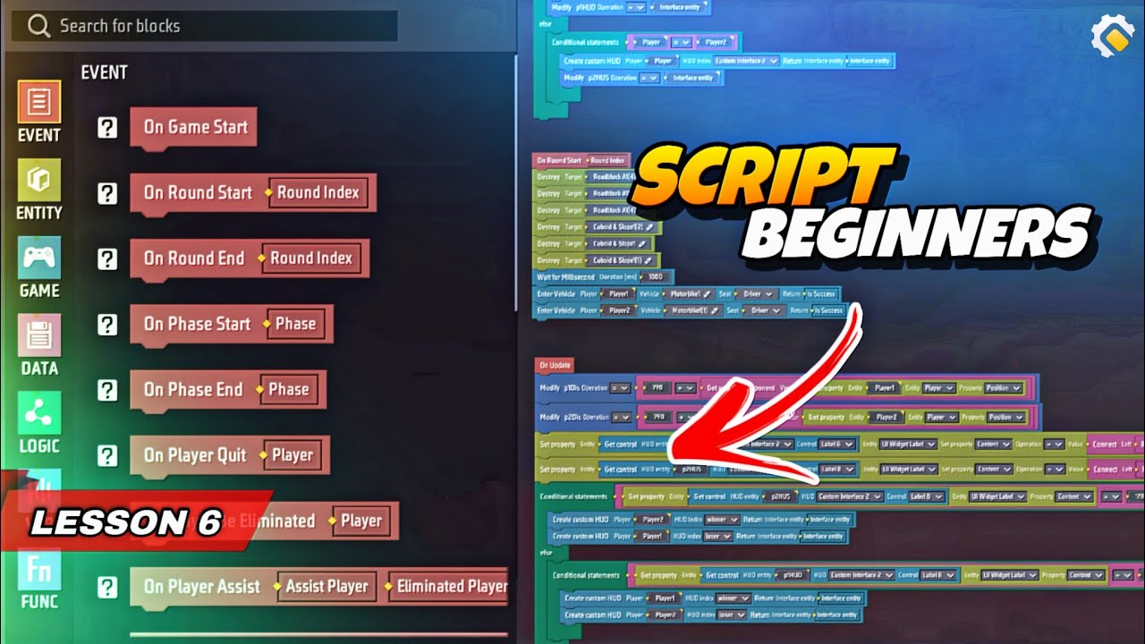 Basics Of Script Editor Lesson 6 Craftland Course Youtube